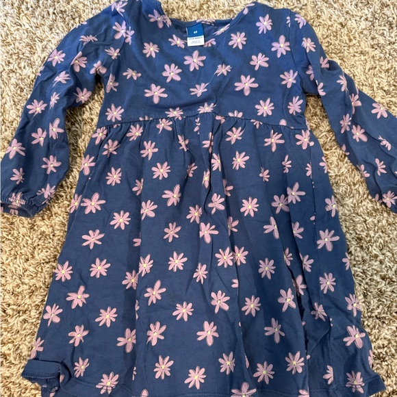 Old Navy | Dresses | Nwot Old Navy Kids Dress In Navy And Pink Floral ...